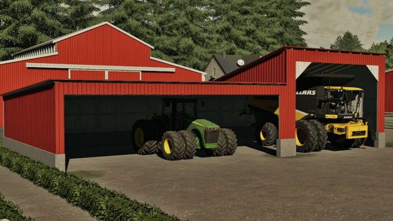 American Carport v1.0.0.1 FS22 Mod | Farming Simulator 22 Mod