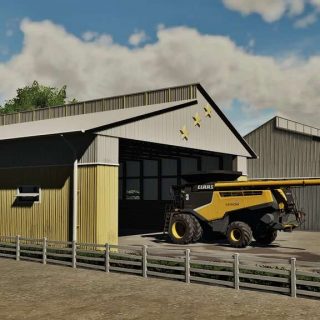 American Old Garage v1.0 FS22 Mod | Farming Simulator 22 Mod
