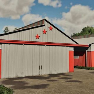 American Old Garage v1.0 FS22 Mod | Farming Simulator 22 Mod