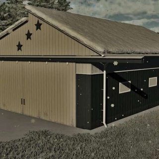American Old Garage v1.0 FS22 Mod | Farming Simulator 22 Mod