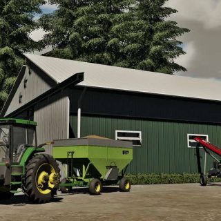 American Old Garage v1.0 FS22 Mod | Farming Simulator 22 Mod