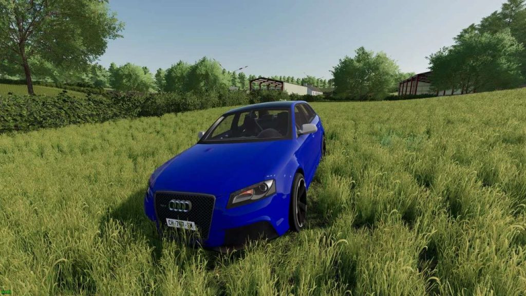Audi RS3 Sportback 2008 v2.0 FS22 Mod | Farming Simulator 22 Mod