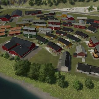Buildings Of Norway v1.0.2 FS22 Mod | Farming Simulator 22 Mod