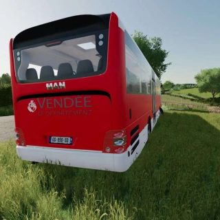 Bus Man Intercity Vendée Le Département 85 v1.2 FS22 Mod | Farming ...