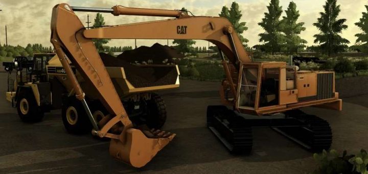 Cat 966G Wheeled Loader v1.0 FS22 - Farming Simulator 22 Mod | FS22 mod