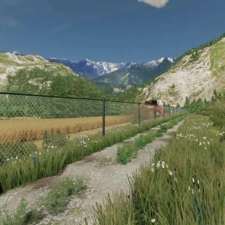 Chain Link Fence With Gates v1.0 FS22 Mod | Farming Simulator 22 Mod