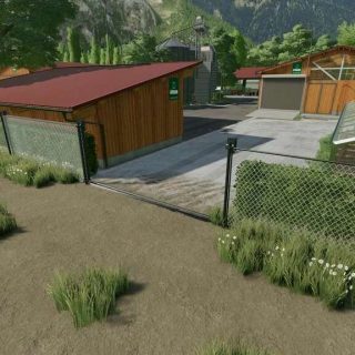 Chain Link Fence With Gates v1.0 FS22 Mod | Farming Simulator 22 Mod