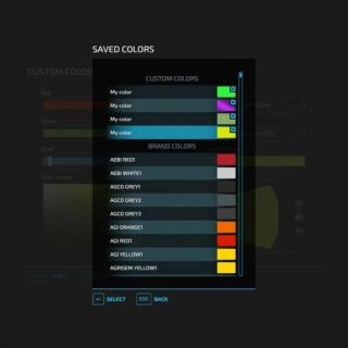 Color Configurator v1.3 FS22 Mod | Farming Simulator 22 Mod
