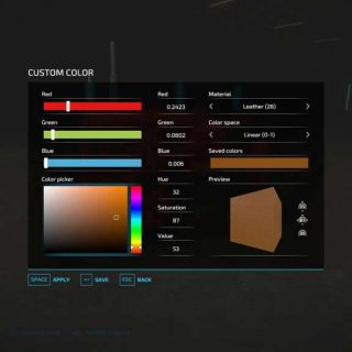 Color Configurator v1.3 FS22 Mod | Farming Simulator 22 Mod