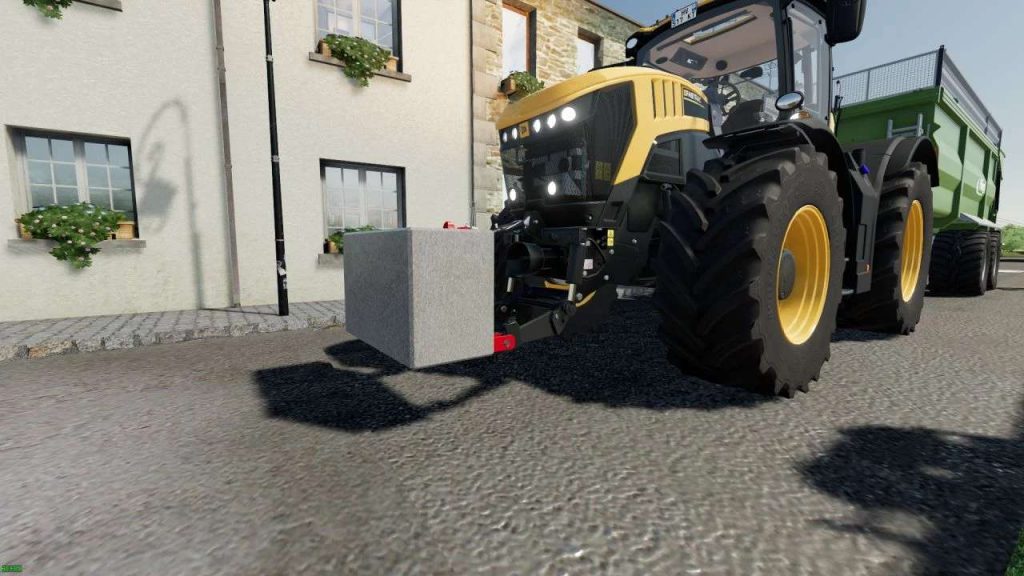 Concrete Agricultural Mass 850KG v1.0 FS22 Mod | Farming Simulator 22 Mod