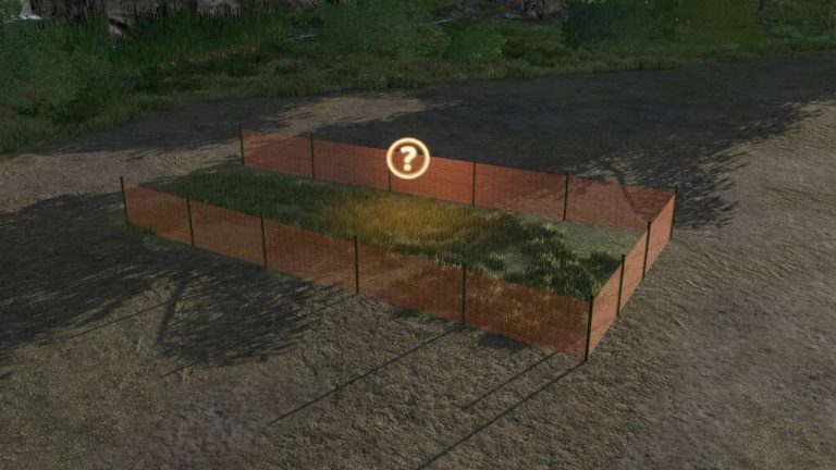 Construction Fence v1.0 FS22 Mod | Farming Simulator 22 Mod