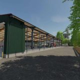 Cow Barn Big With LIZARD Mixfeeder v1.0 FS22 Mod | Farming Simulator 22 Mod