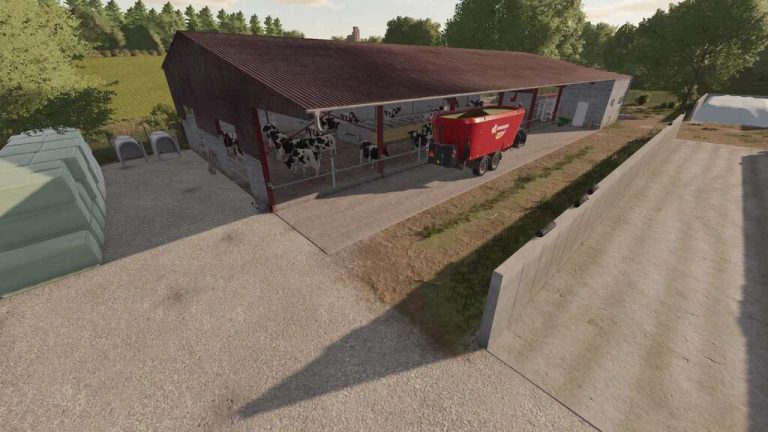 Cow Farm Pack v1.0 FS22 Mod | Farming Simulator 22 Mod
