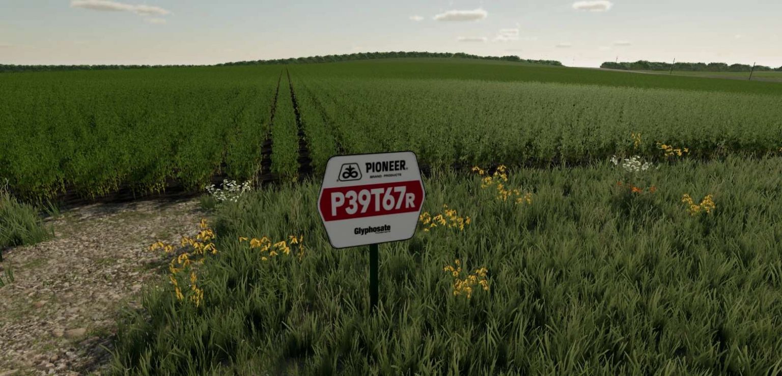 Crop Signs v1.0 FS22 Mod | Farming Simulator 22 Mod