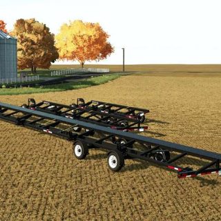 Demco Header Transport Trailers v1.0 FS22 Mod | Farming Simulator 22 Mod