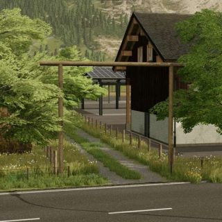Farm Entrance Decoration v1.0 FS22 Mod | Farming Simulator 22 Mod