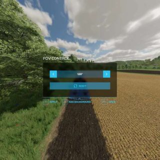 Fov Control v1.0 FS22 Mod | Farming Simulator 22 Mod