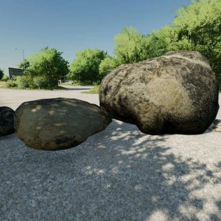 Dynamic Crushable Rocks v1.0 FS22 Mod | Farming Simulator 22 Mod