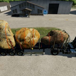 Dynamic Crushable Rocks v1.0 FS22 Mod | Farming Simulator 22 Mod