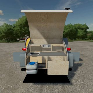 The Simpsons Camper v1.0 FS22 Mod | Farming Simulator 22 Mod