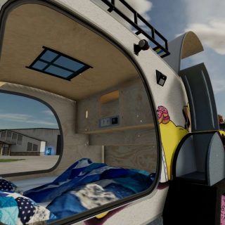 The Simpsons Camper v1.0 FS22 Mod | Farming Simulator 22 Mod
