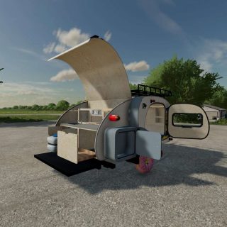 The Simpsons Camper v1.0 FS22 Mod | Farming Simulator 22 Mod