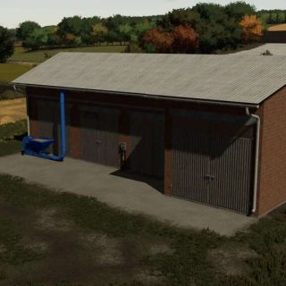 Garage With Silo v1.0 FS22 Mod | Farming Simulator 22 Mod