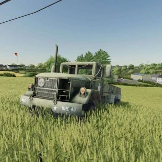 GMC M35 US Military v1.1 FS22 Mod | Farming Simulator 22 Mod