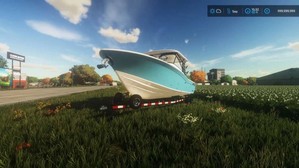 Grady White Boat v1.0 FS22 Mod | Farming Simulator 22 Mod
