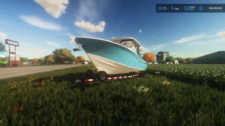 Grady White Boat v1.0 FS22 Mod | Farming Simulator 22 Mod