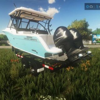 Grady White Boat v1.0 FS22 Mod | Farming Simulator 22 Mod