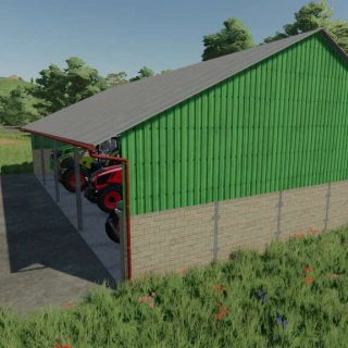 Green Hall v1.0 FS22 Mod | Farming Simulator 22 Mod