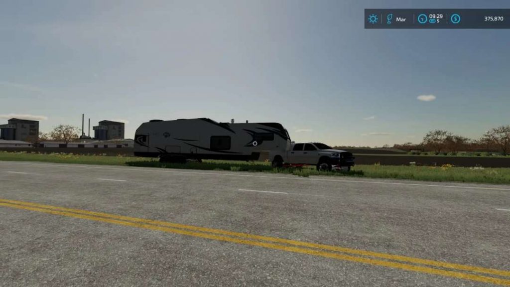 Grizzly Creek Camper Converted v1.0 FS22 Mod | Farming Simulator 22 Mod