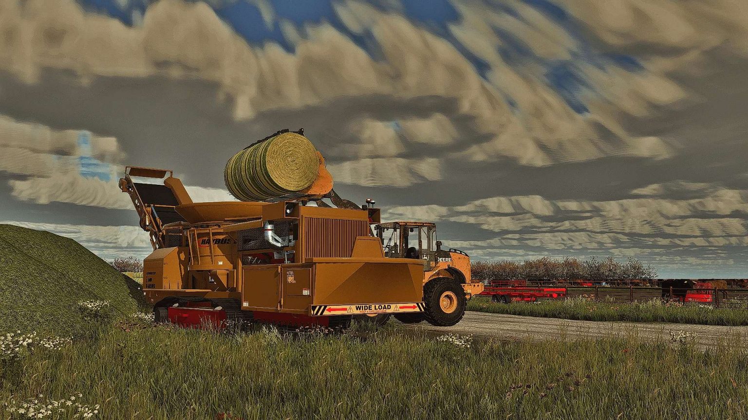 Hay Buster Tub Grinder v1.0 FS22 Mod | Farming Simulator 22 Mod