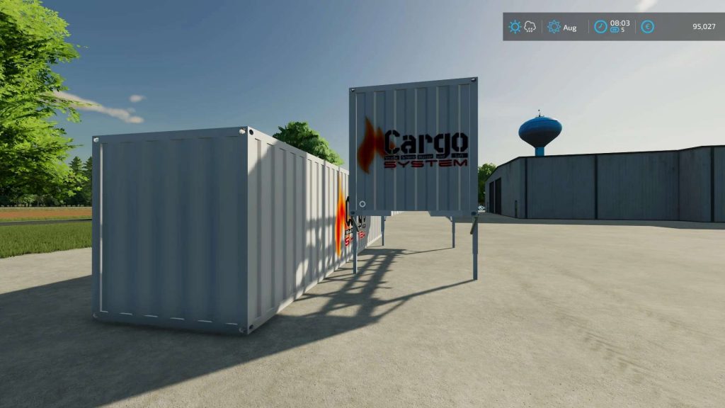 HoT Container Wood v1.0 FS22 Mod | Farming Simulator 22 Mod