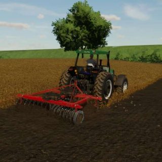 Hydraulic Harrow MF 32 Disks v1.0 FS22 Mod | Farming Simulator 22 Mod