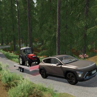 Hyundai Kona 2023 v1.0 FS22 Mod | Farming Simulator 22 Mod
