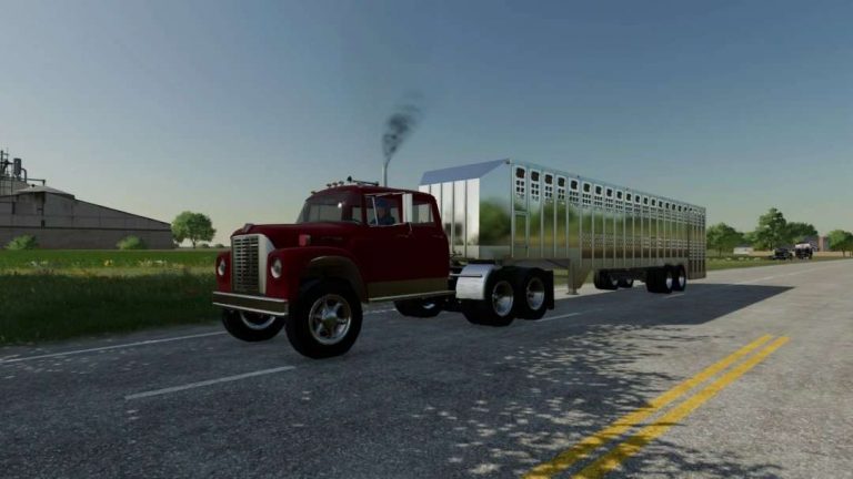 International Loadstar 4 Door Semi Truck v1.0 FS22 Mod | Farming ...