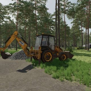 JCB Backhoe Loader v1.0 FS22 Mod | Farming Simulator 22 Mod
