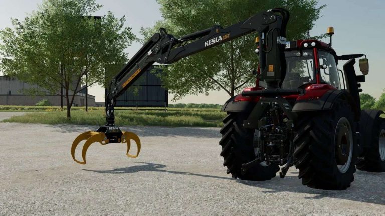 Kesla 326T Crane with JAKE600 attacher v1.2 FS22 Mod | Farming ...