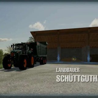 Landbauer Bulk Goods Hall v1.0 FS22 Mod | Farming Simulator 22 Mod