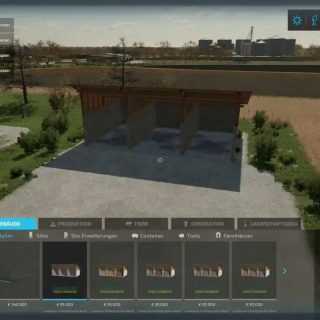 Landbauer Bulk Goods Hall v1.0 FS22 Mod | Farming Simulator 22 Mod