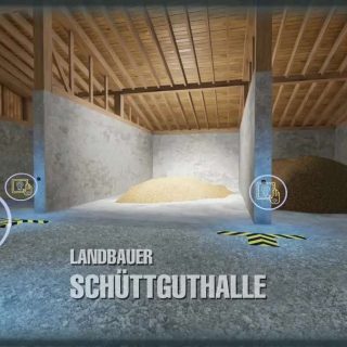 Landbauer Bulk Goods Hall v1.0 FS22 Mod | Farming Simulator 22 Mod
