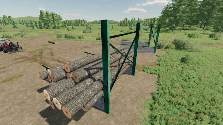 Lizard Log Bunker v1.0 FS22 Mod | Farming Simulator 22 Mod