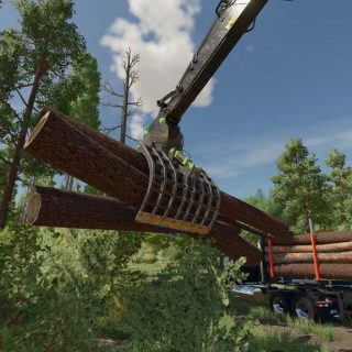 Lizard Log Grapple Pack v1.0 FS22 Mod | Farming Simulator 22 Mod