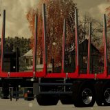 Lizard Wood Trailers v1.0 FS22 Mod | Farming Simulator 22 Mod