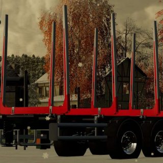 Lizard Wood Trailers v1.0 FS22 Mod | Farming Simulator 22 Mod