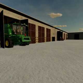 Machine Hall v1.0 FS22 Mod | Farming Simulator 22 Mod