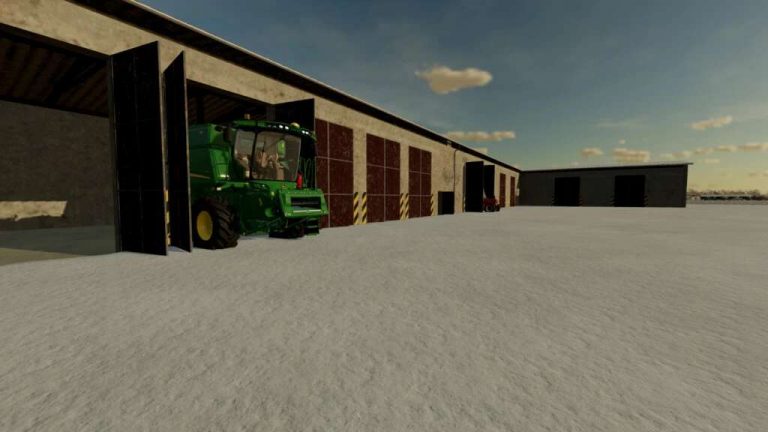 Machine Hall v1.0 FS22 Mod | Farming Simulator 22 Mod