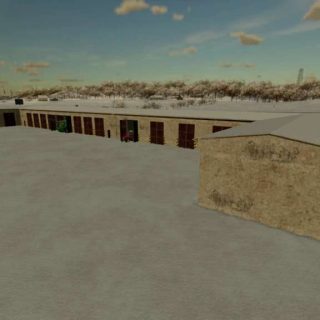 Machine Hall v1.0 FS22 Mod | Farming Simulator 22 Mod